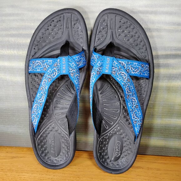 Earth Kalso | Shoes | Earth Cabo San Lucas Flip Flop Sandals Size Guc ...